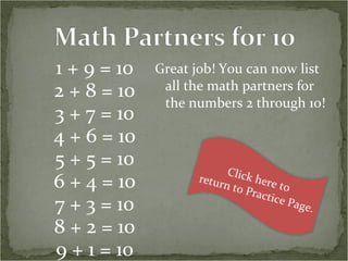Math partners | PPT | Free Download