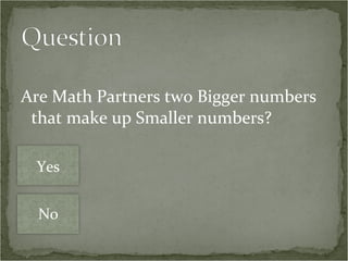 Math partners | PPT