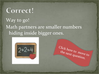 Math partners | PPT