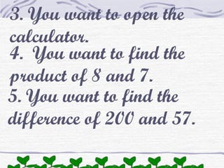 Math(parts of a calculator) | PPT