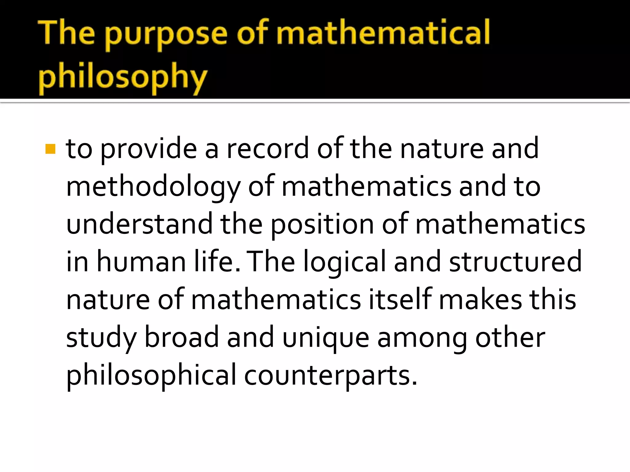 Math philosophy 1 | PDF