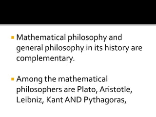 Math philosophy 1 | PDF