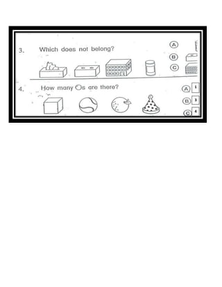 MATH: POST TEST 1ST GRADE | DOCX