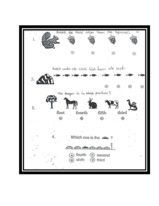 MATH: POST TEST 1ST GRADE | DOCX