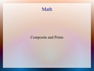 Math powerpoint | ODP