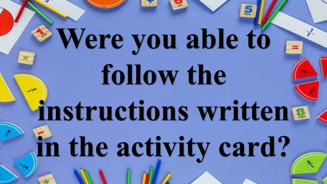 Mathematics Classroom Observation in First Grading for Grade Five | PPT