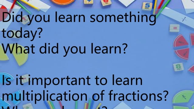 Mathematics Classroom Observation in First Grading for Grade Five | PPT