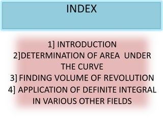 APPLICATION OF DEFINITE INTEGRAL | PPTX