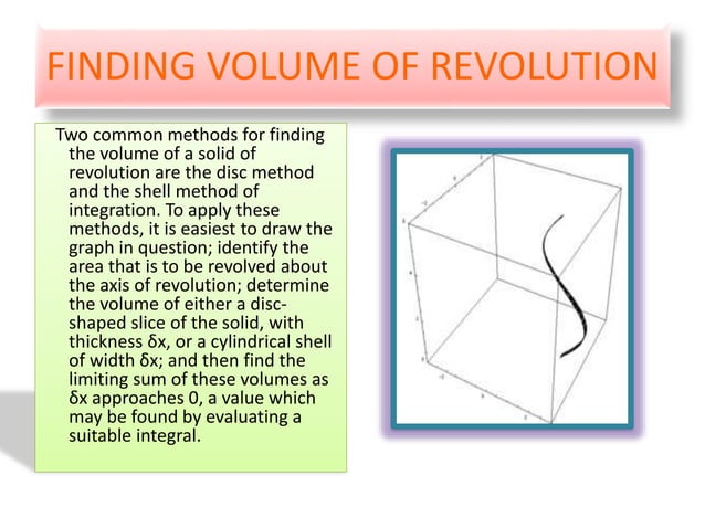 APPLICATION OF DEFINITE INTEGRAL | PPTX | Physics | Science
