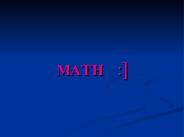Math Ppt | PPT