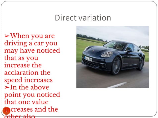 direct and indirect variation | PPTX