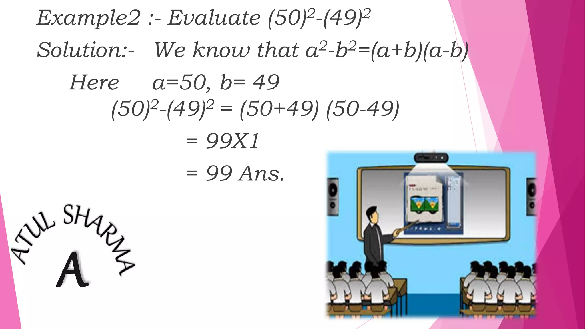 Math(algebric expression) ppt by Atul sharma | PPT