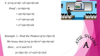 Math(algebric expression) ppt by Atul sharma | PPT