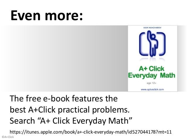 Math Practical Problems for Human Beings | PPT