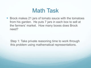 Math practices | PPTX | Educational Assessment | Education