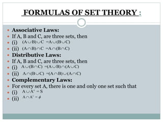 applications of set theory in economical problem | PPTX