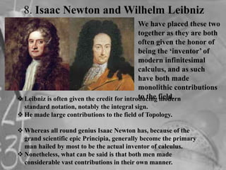 The Importance of Math and 10 Greatest Msthemeticians. | PPTX