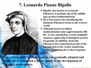 The Importance of Math and 10 Greatest Msthemeticians. | PPTX