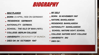 MaxPlanck Presentation. | PPT