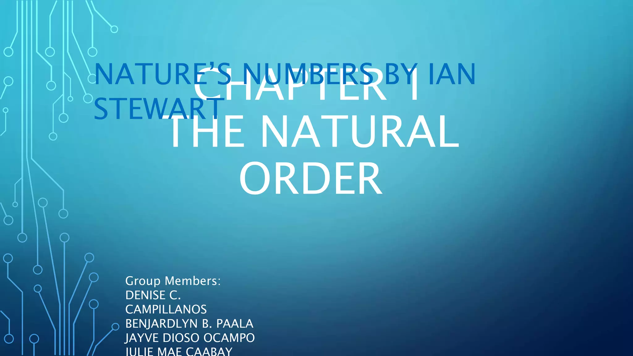 Nature's Number by Ian Stewart | PPTX
