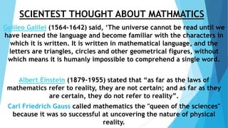Math is the mother of all Science | PPTX