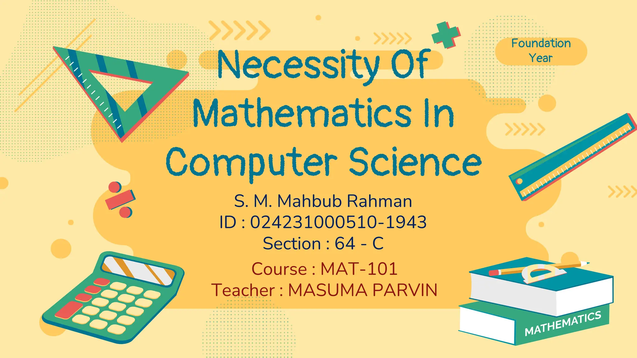 Math in Computer Sciencepptx | PPTX | Computing | Technology & Computing
