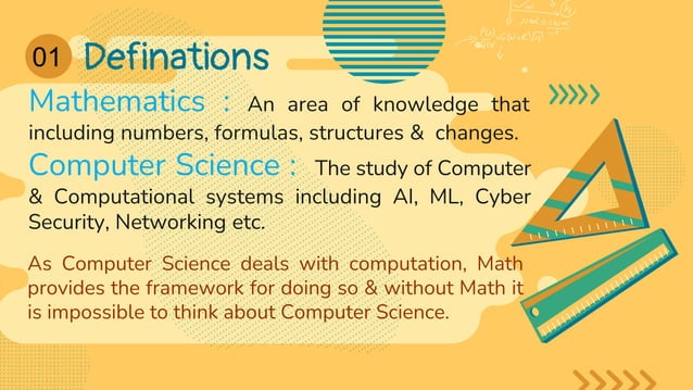 Math in Computer Sciencepptx | PPTX | Computing | Technology & Computing