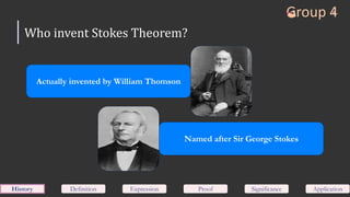 A presentation on Stokes theorem on Vector Calculus | PPTX