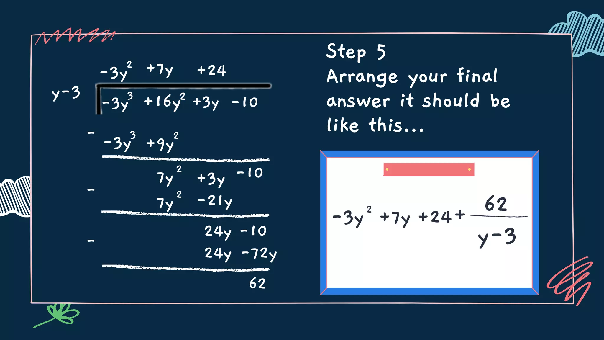 Long division and synthetic division | PDF