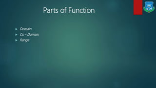 Math presentation on domain and range | PPTX