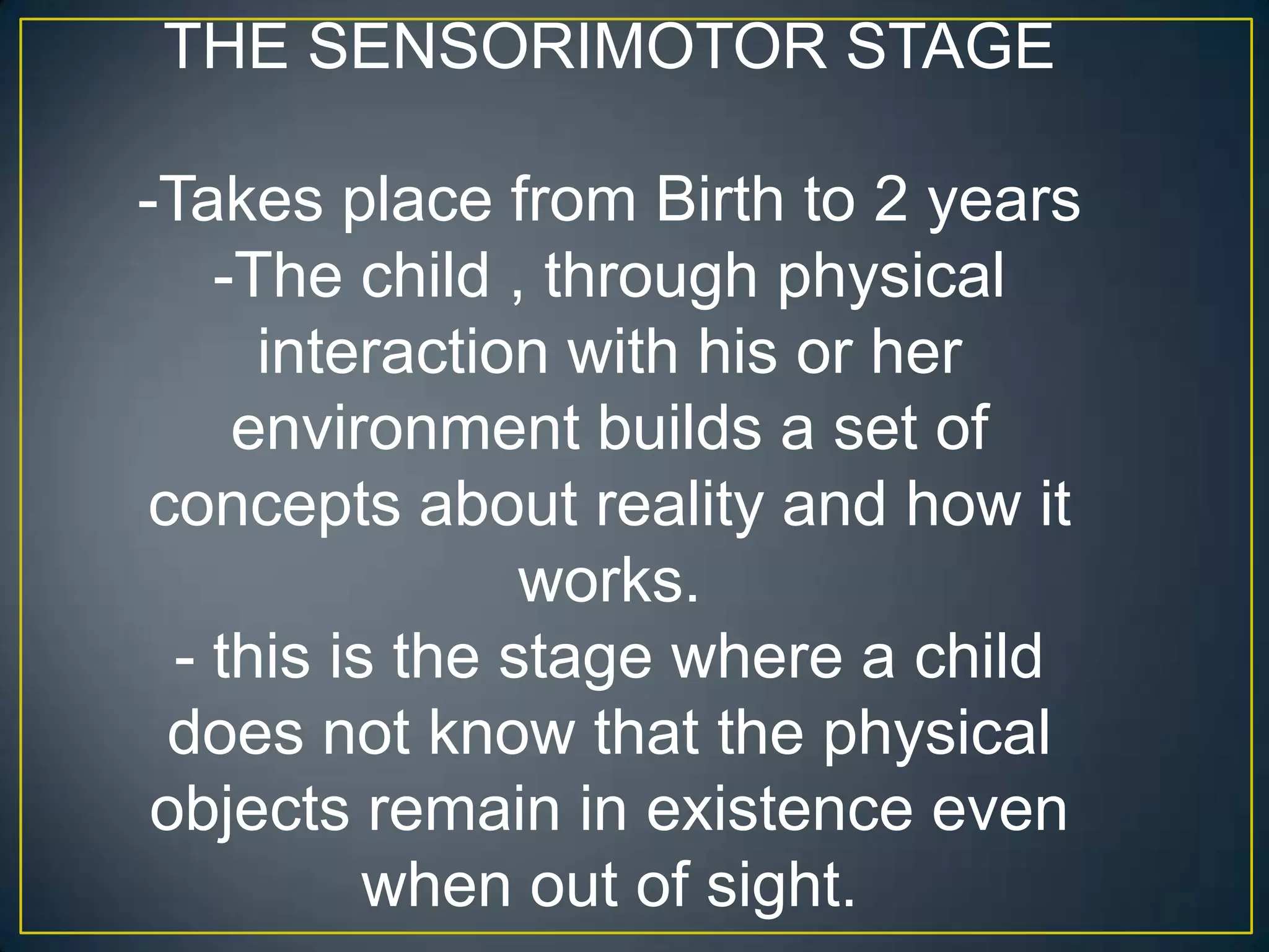 Math presentation on Piaget's theory of cognitive development | PPTX