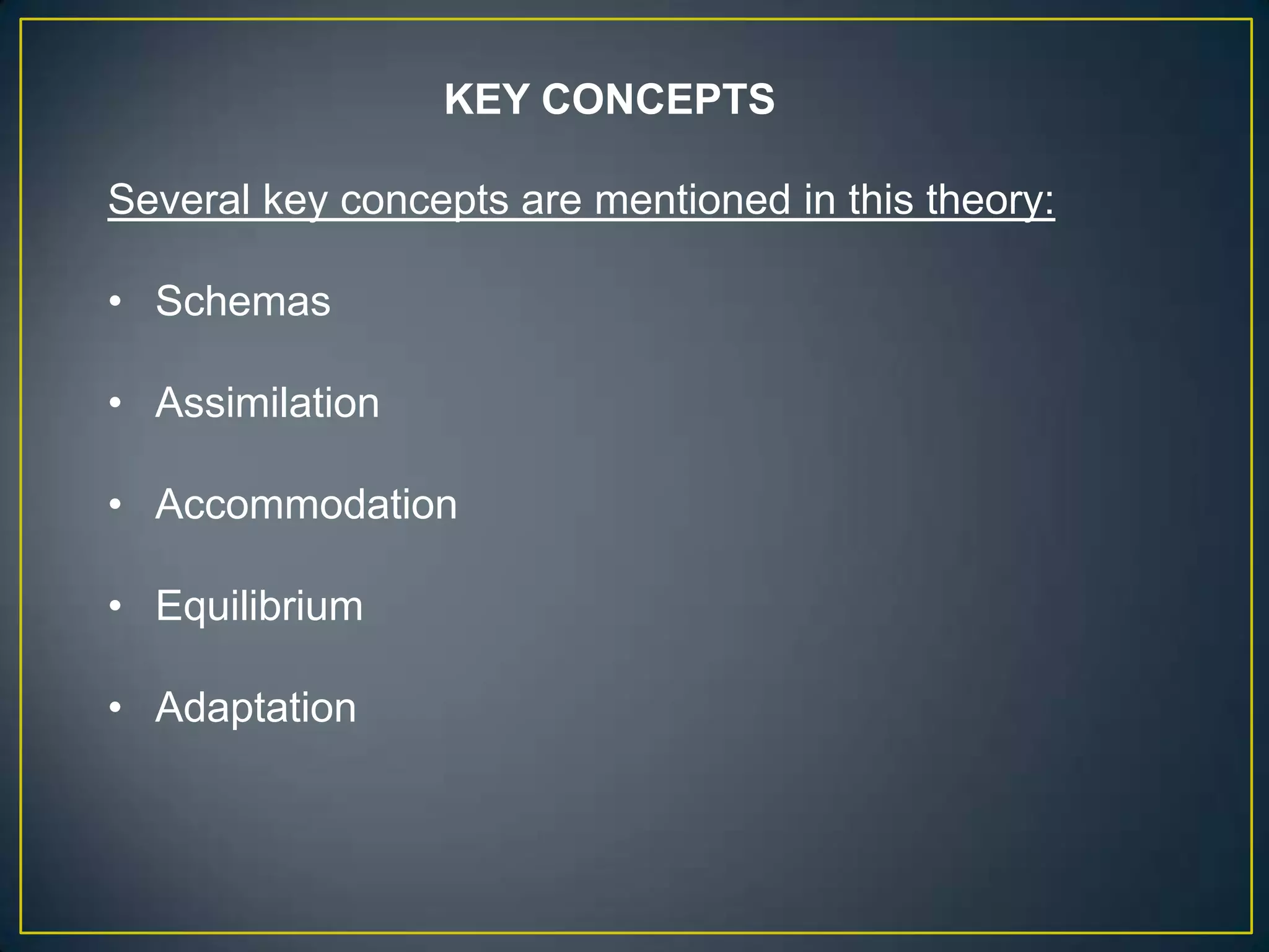 Math presentation on Piaget's theory of cognitive development | PPTX
