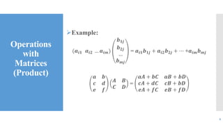 Matrix and It's Applications | PPTX