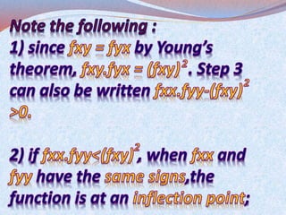 optimization of multivariable function | PPT