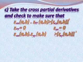optimization of multivariable function | PPT