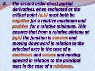 optimization of multivariable function | PPT