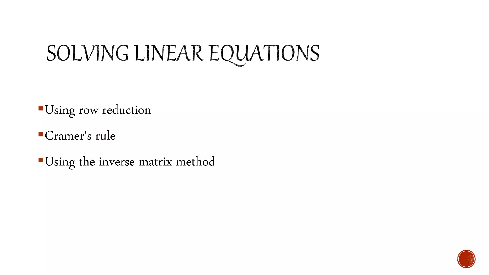Applications of Matrices in Engineering | PPTX