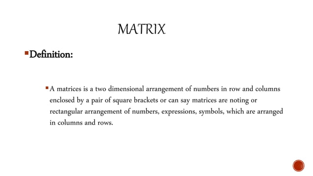 Applications of Matrices in Engineering | PPTX