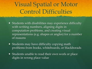 Math prez | PPTX | Special Education | Education