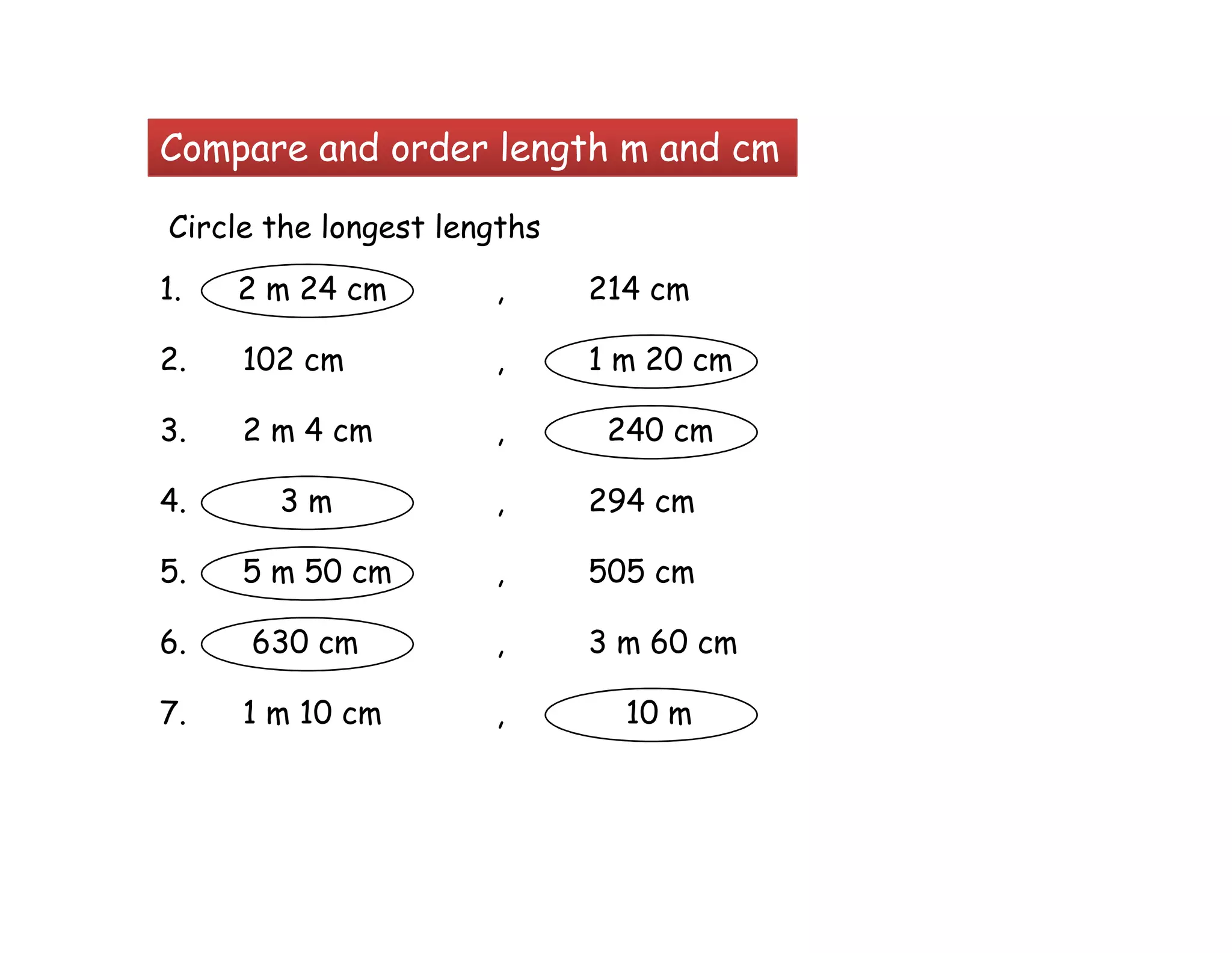 Math primary 3 measurments | PDF