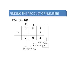 Math primary 3 product of numbers | PDF