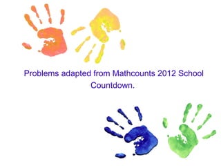 Math problem of the day april | PPT