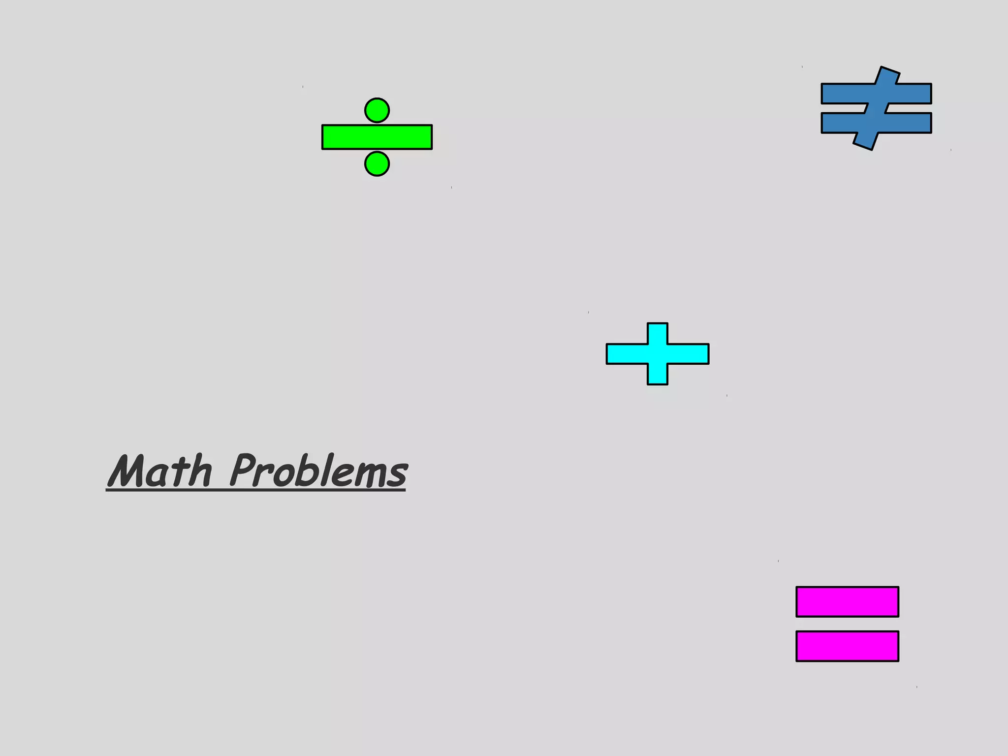 Math problems | PPT