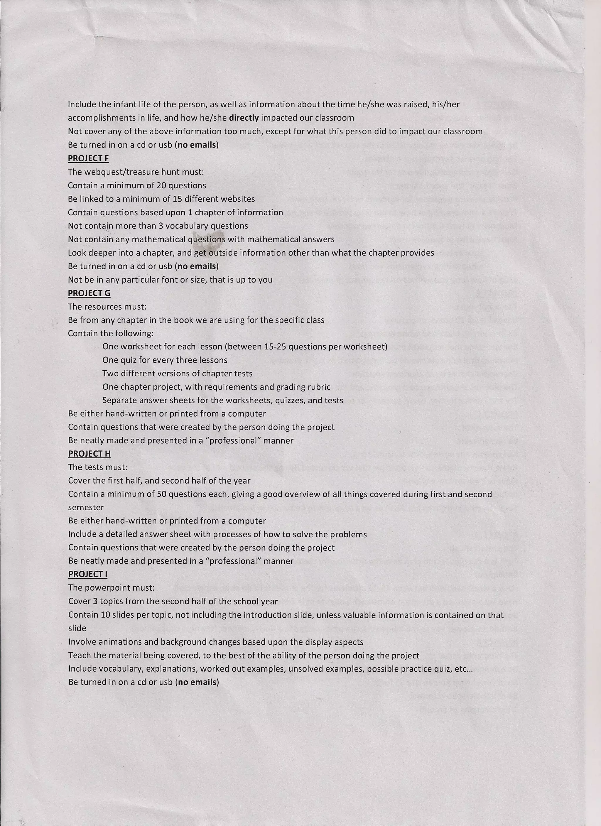 Math 4th Quarter Project | PDF