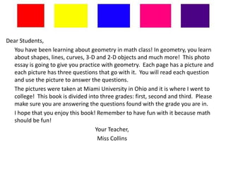 Math Photo Essay | PPT