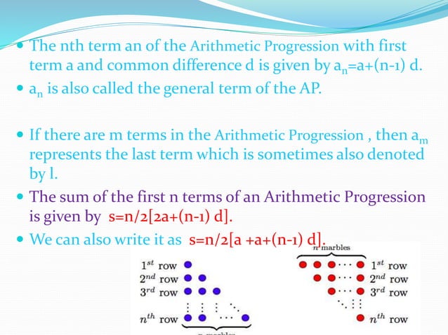 Arithmetic Progression | PPTX