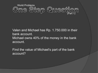 Gr6 Percentage & Decimal Math project | PPTX