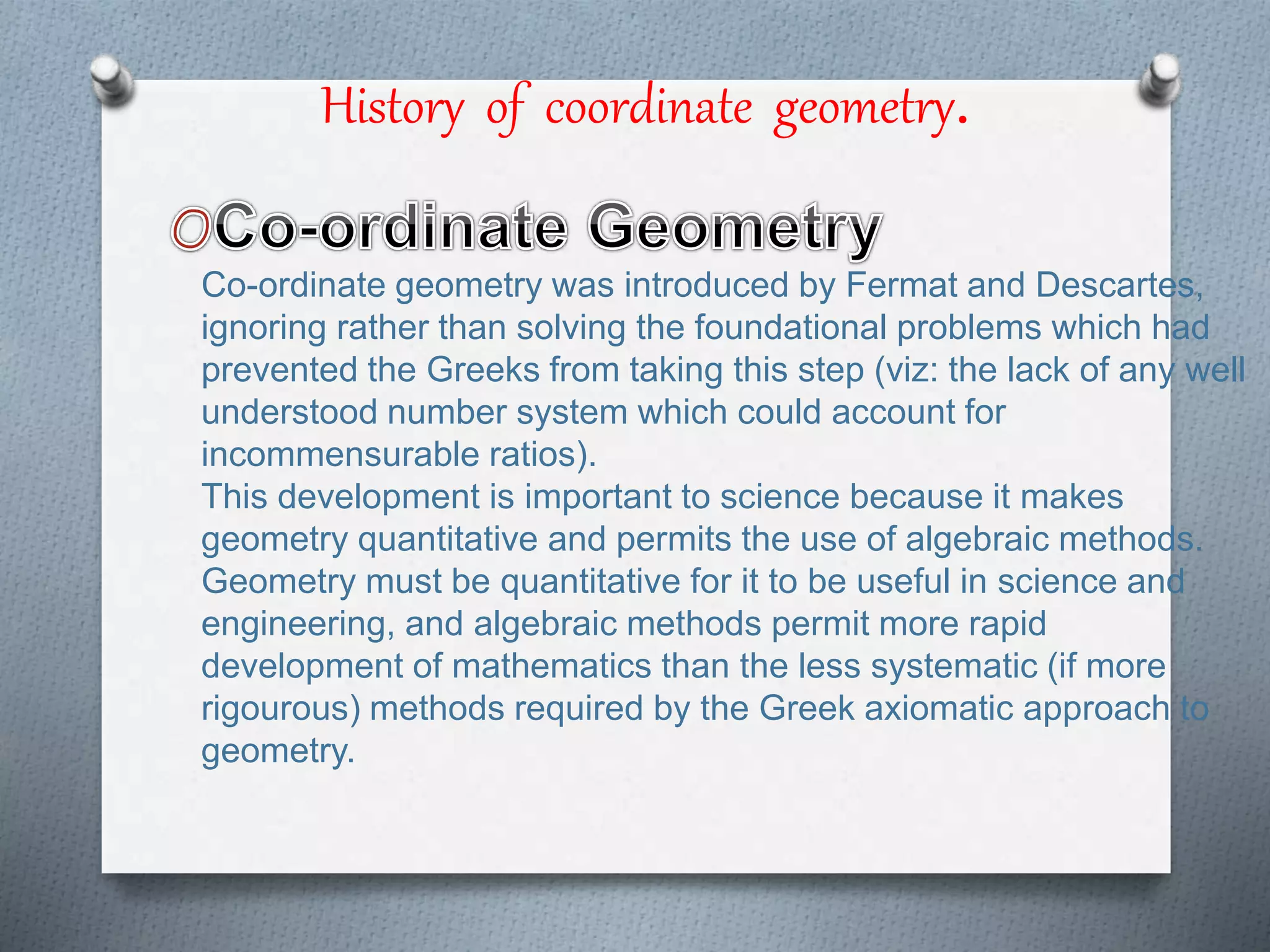 coordinate geometry class 9 cbse | PPTX