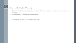 MATH Project history of pi.pptxuhfoufhdoufhfuh | PPTX