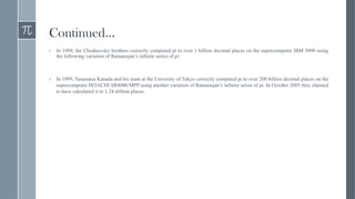 MATH Project history of pi.pptxuhfoufhdoufhfuh | PPTX